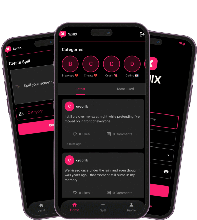 Anonymous Confession App | SpillX – Share Secrets Anonymously & Securely